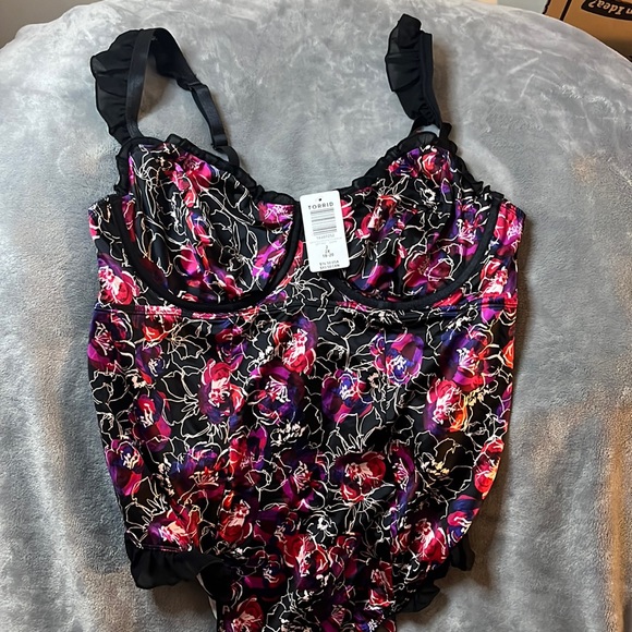 torrid | Intimates & Sleepwear | Satin Bodysuit | Poshmark